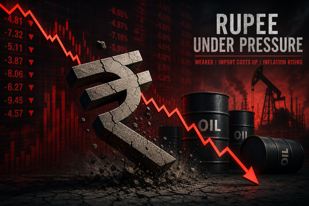 Indian Rupee Crashes to Record Low of 96.35 Against US Dollar Amid West ...